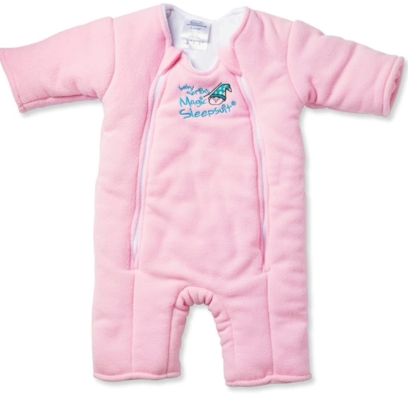 Baby Merlin | Pajamas | Baby Merlins Magic Sleep Suit Small Pink 36 ...